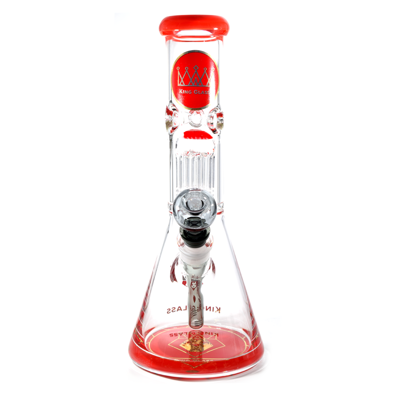 King Glass 12 inch Beaker Tree — PrimeCo Wholesale
